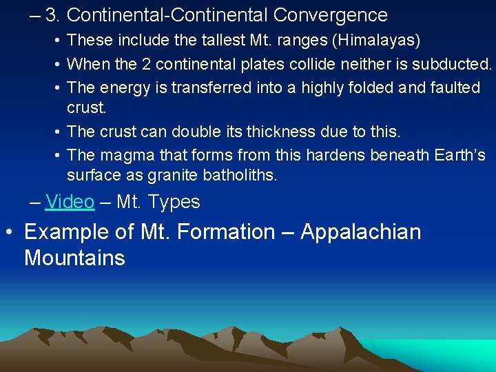 Ch 20 Mountain Building Topography maps are used