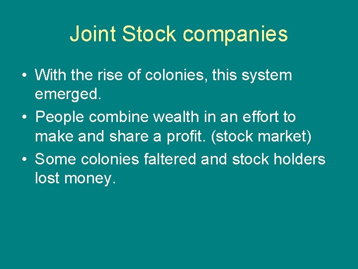 The Columbian Exchange Global Trade Chapter 4 4