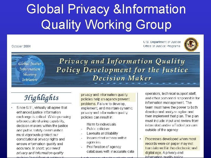 What Techies bring to Privacy Designing Privacy Principles
