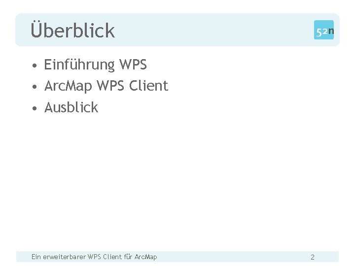 Ein erweiterbarer WPS Client fr Arc Map EDC