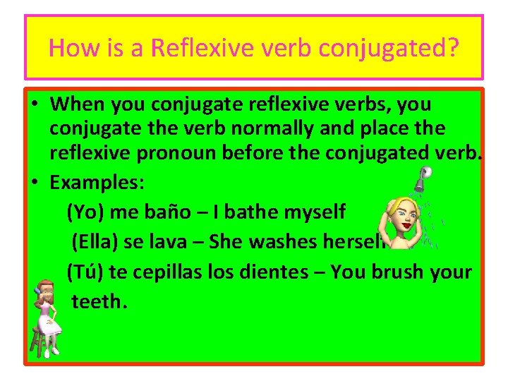 Los Verbos Reflexivos Avancemos 2 Unidad 2 Leccin