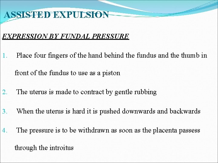 THIRD STAGE OF LABOUR DEFINITION Third stage is