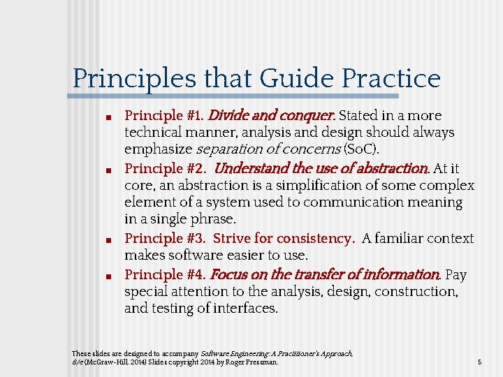 Chapter 7 Principles that Guide Practice Slide Set