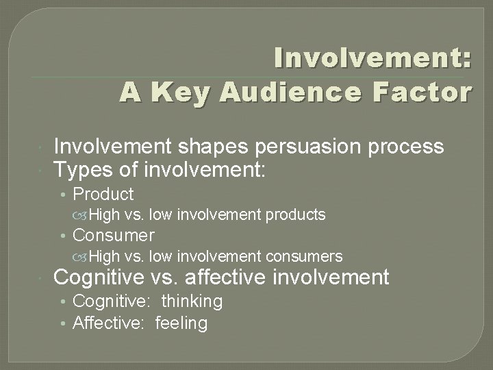 Understanding Audiences Understanding Audiences Critical for a Strategic