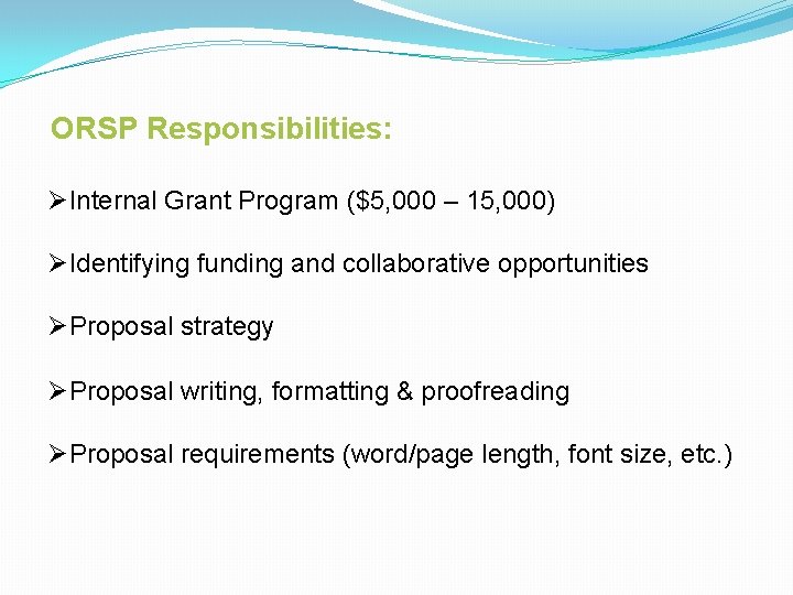 Office of Research Administration September 2010 Budgeting Externally