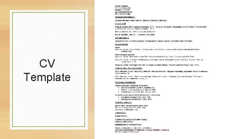 STEM Routes Resumes CVs and Cover Letters Joe