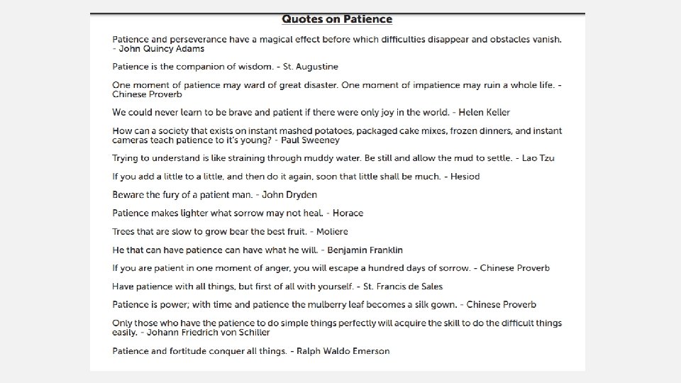 CHARACTER STRONG UNIT 7 LESSON 4 DEFINING PATIENCE