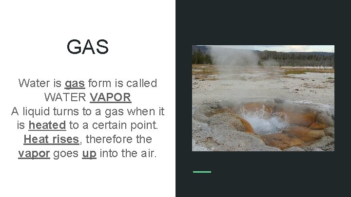 States of Matter The shapes water takes Objectives