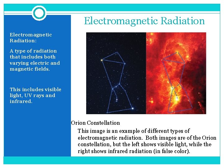 Electromagnetic Spectrum UNDERSTANDING THE RELATION BETWEEN COLOR ...