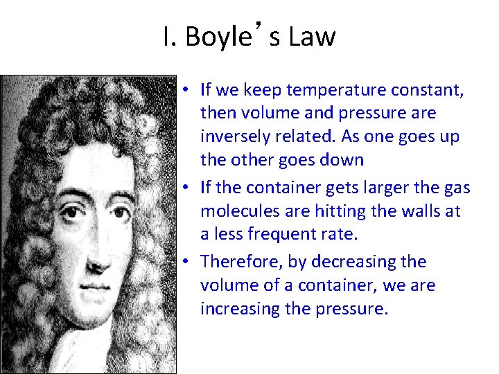 LECTURE 6 3 BOYLES LAW Todays Learning Targets