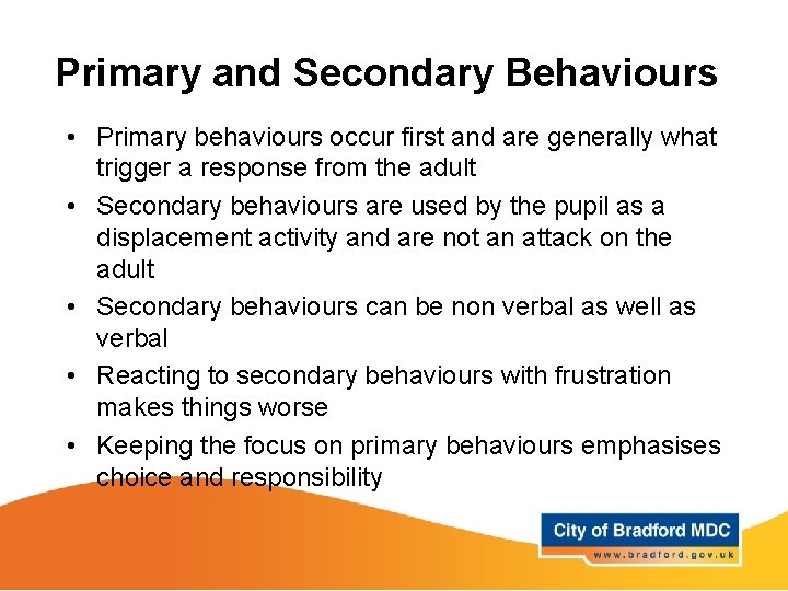 Understanding and Managing Behaviour SEBD Team Behaviour Support