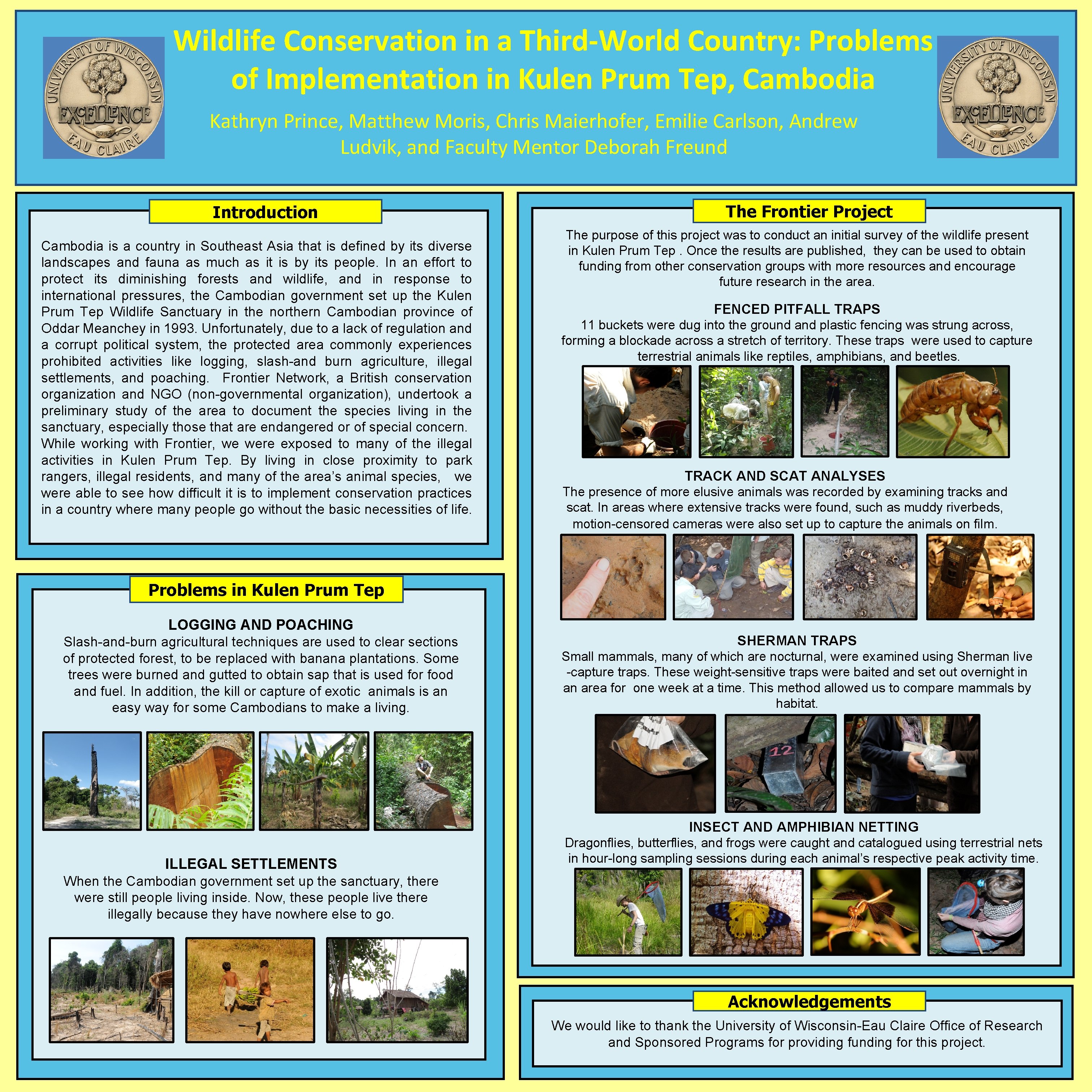 Wildlife Conservation in a ThirdWorld Country Problems of