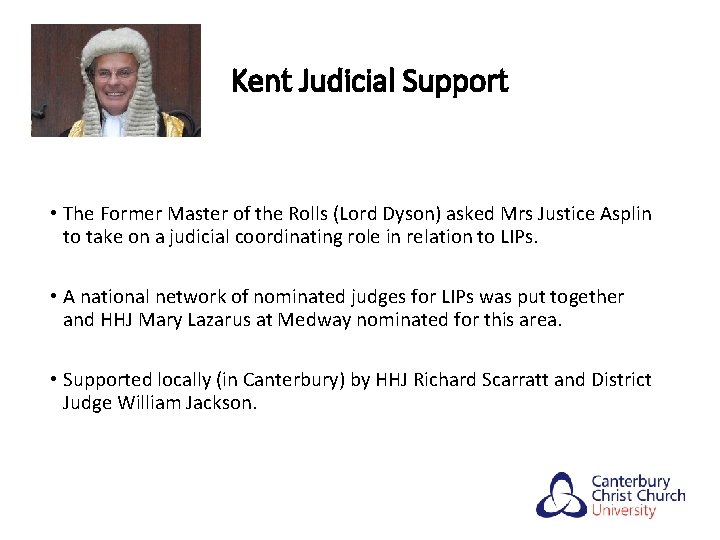 CLOCK IN KENT COMMUNITY LEGAL COMPANION SCHEME Ben