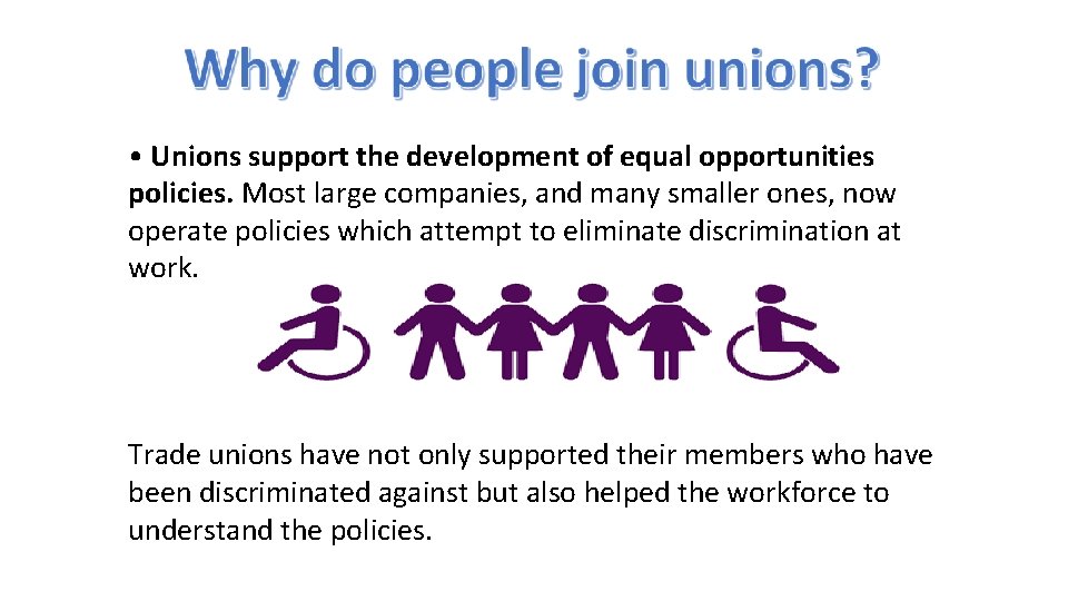 Trade unions ACAS Objectives Introduce the aims and