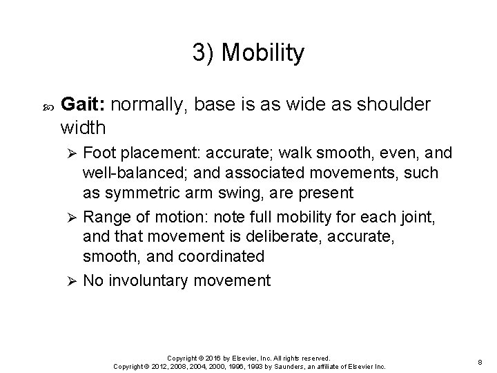 Lecture Number One Chapter 9 General Survey Measurements