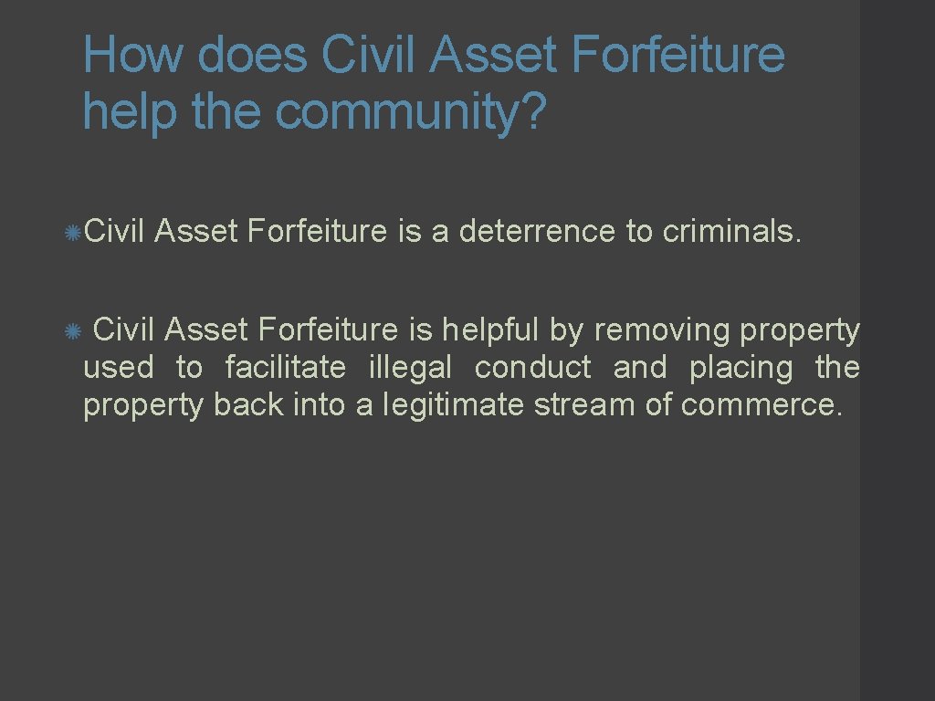 Detroit Police Department Forfeiture Section Chief of Police