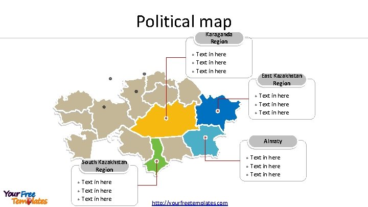 Outline map Legend Capital Major cities Aktobe Karaganda