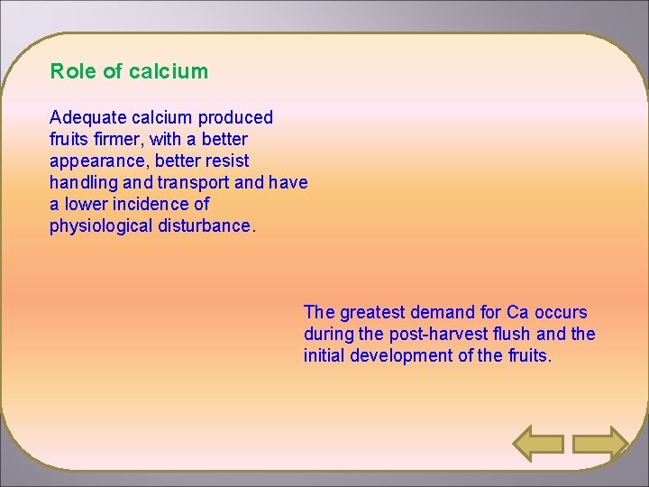 Role and deficiency symptoms of secondary in Mango