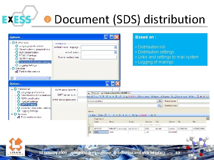 Ex ESS IT tool for SDS batch generation