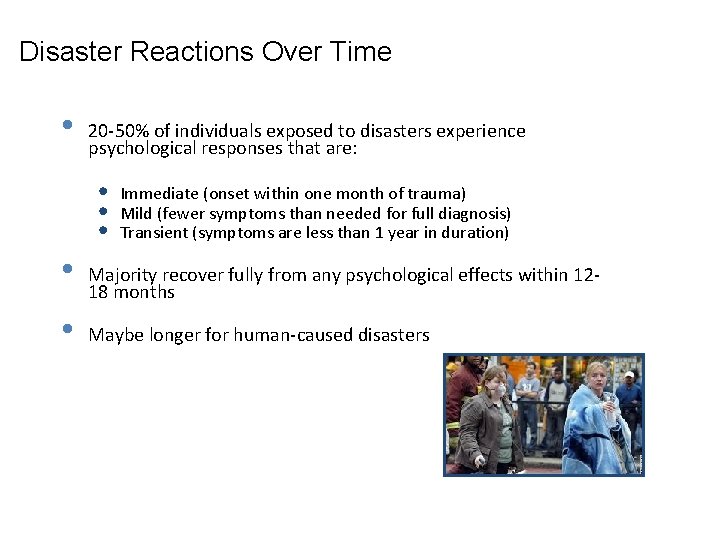 Planning for Psychosocial and Behavioral Health in a