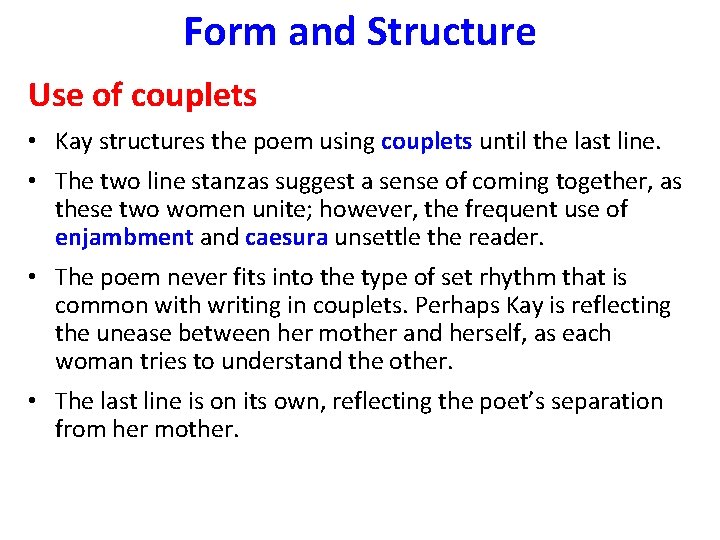 Keeping Orchids Jackie Kay The persona probably Kay