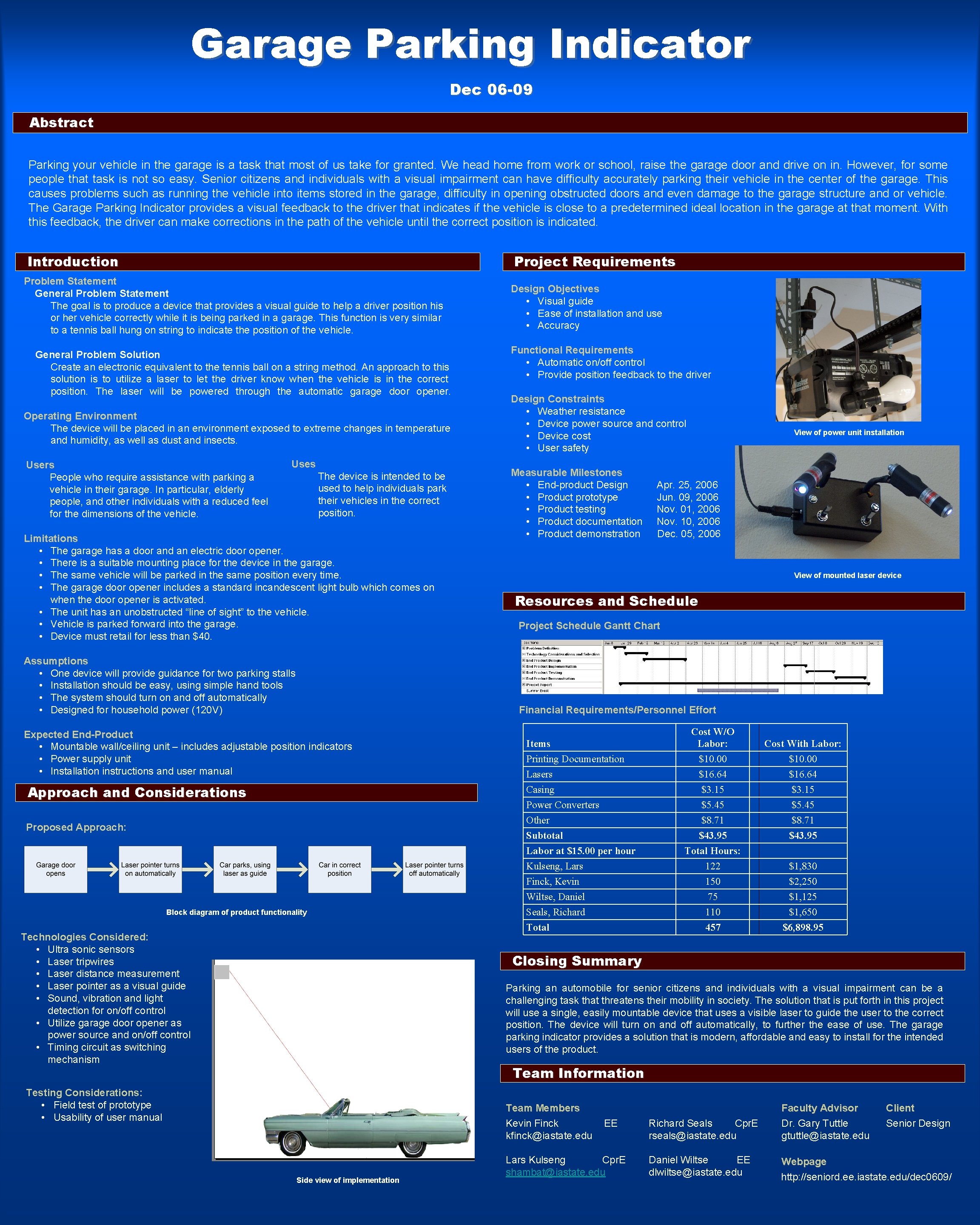 Garage Parking Indicator Dec 06 09 Abstract Parking