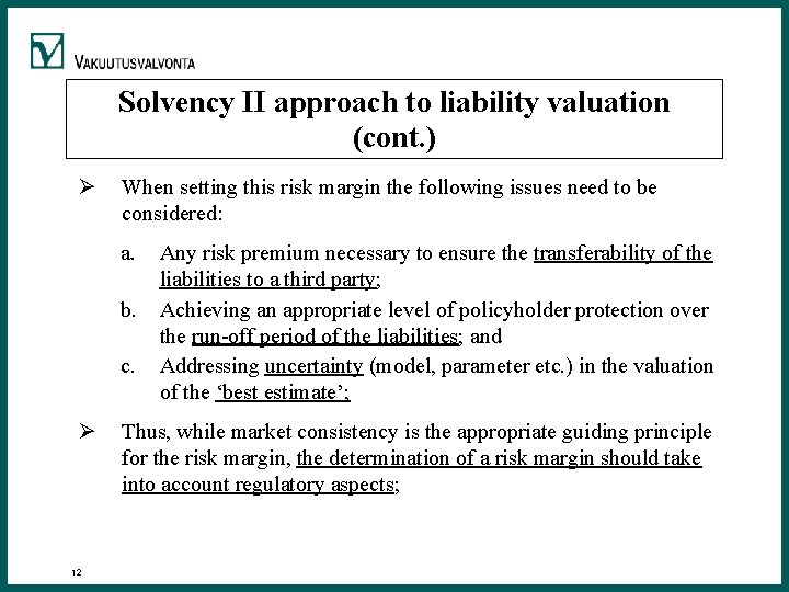 Solvency II Part 2 Pillar 1 quantitative requirements