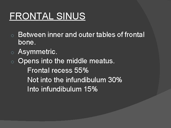 ANATOMY OF NOSE AND PARANASAL SINUSES Lieutenant Colonel