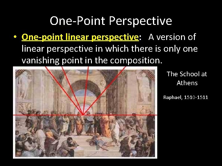 Perspective Drawing OnePoint Perspective Perspective During the Renaissance
