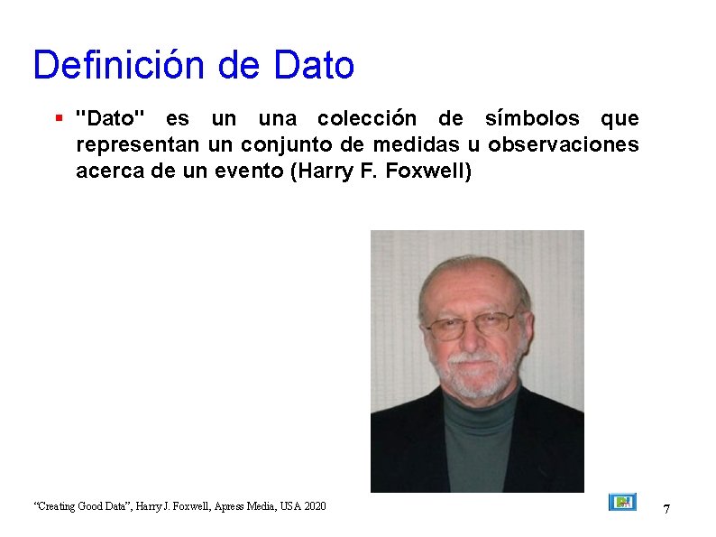 Ciencia de Datos Conceptos Sobre Datos Rogelio Ferreira
