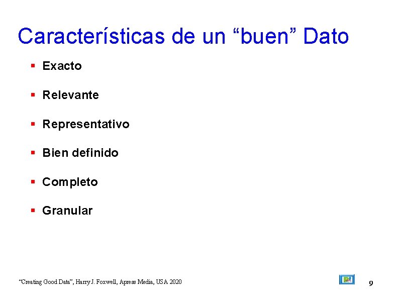 Ciencia de Datos Conceptos Sobre Datos Rogelio Ferreira