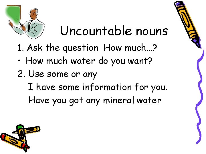 Countable and uncountable nouns Class 9 a Date
