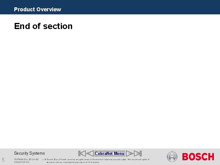 Product Overview Cobra Net Interface Security Systems 1
