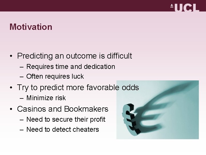 Intelligent Systems in the Gambling Industry Kieran ONeill