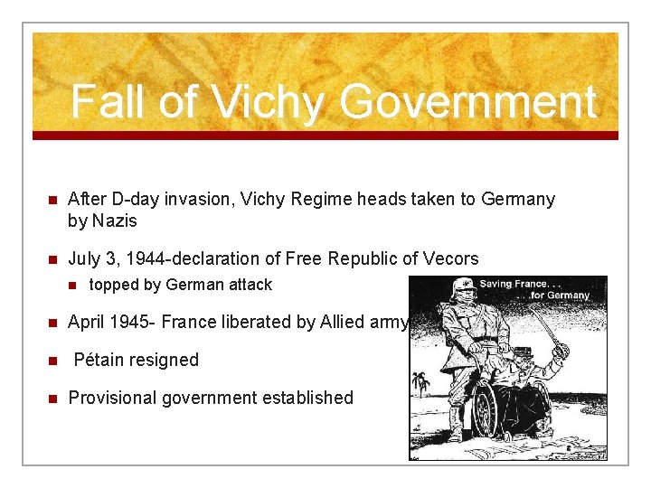 France Reborn The Impacts of WWII on Frances