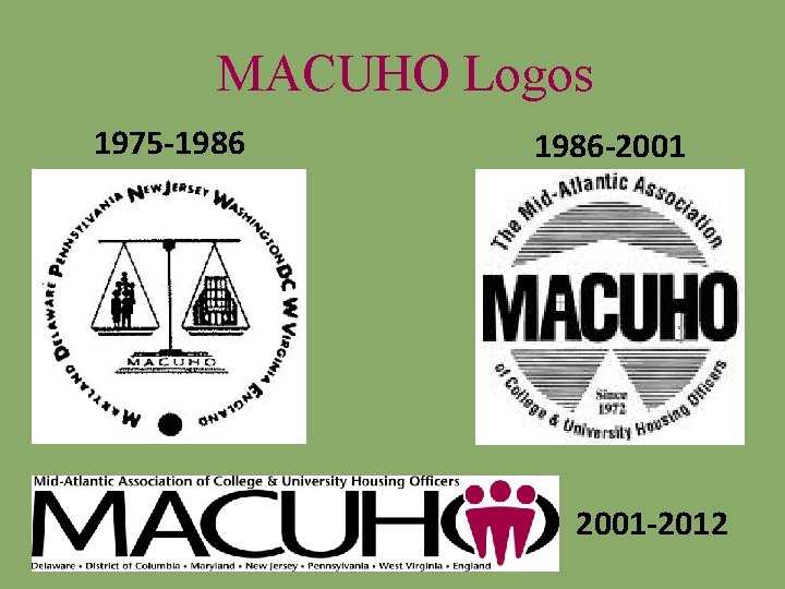 Celebrating 40 Years of MACUHO The First 10