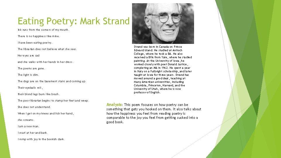 Poetry Must Read Anthology Gary Tosh Eating Poetry