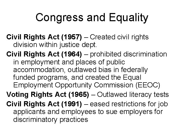 Aim What are civil rights Civil Rights Equal