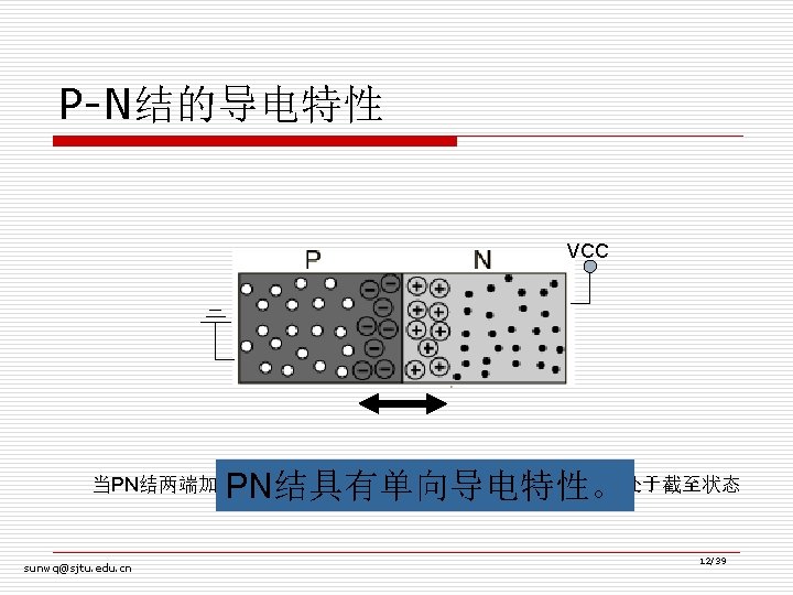 PNPN Junction sunwqsjtu edu cn 1039 NPN BJT
