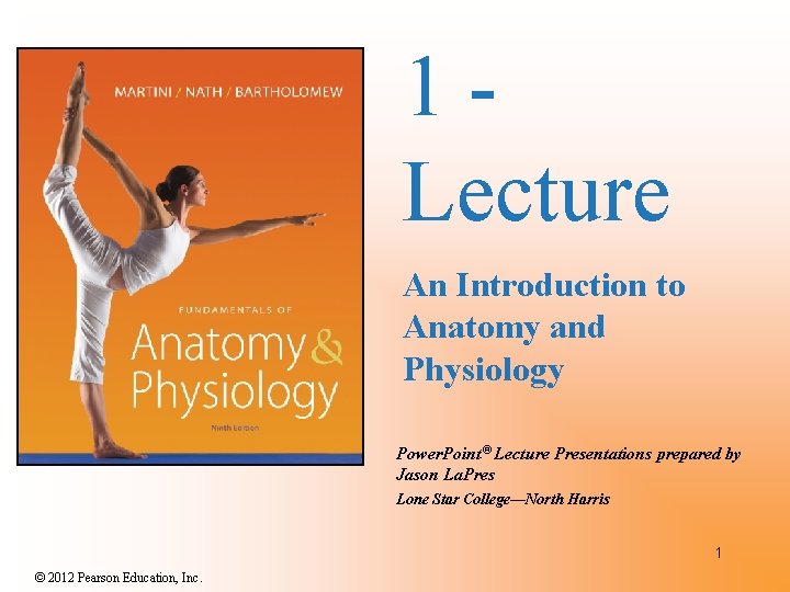 1 Lecture An Introduction to Anatomy and Physiology