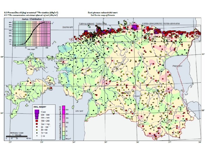 Progress in radon surveys and radon risk mapping