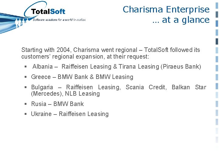 Charisma Enterprise The best solution for Leasin Liviu