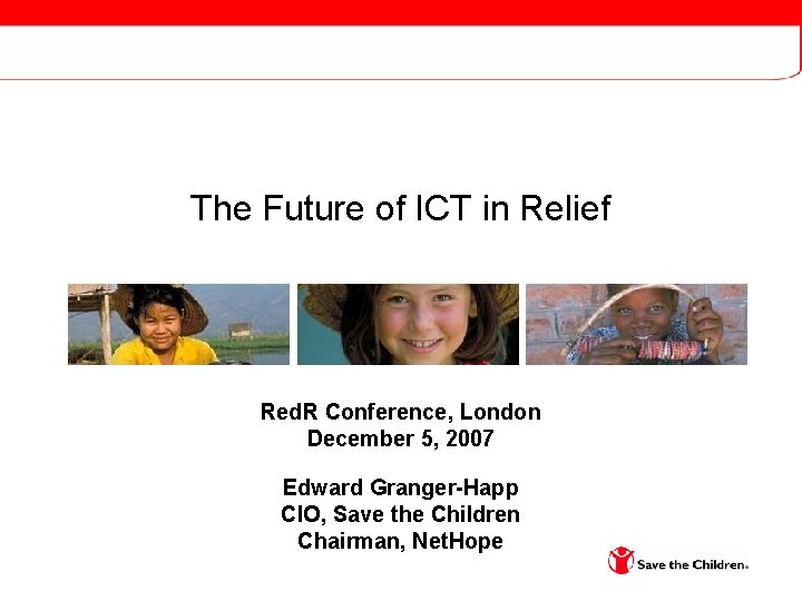 The Future of ICT in Relief Red R