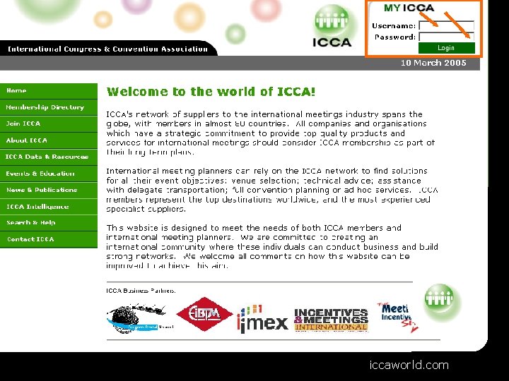 International Congress and Convention Association ICCA Data Workshop