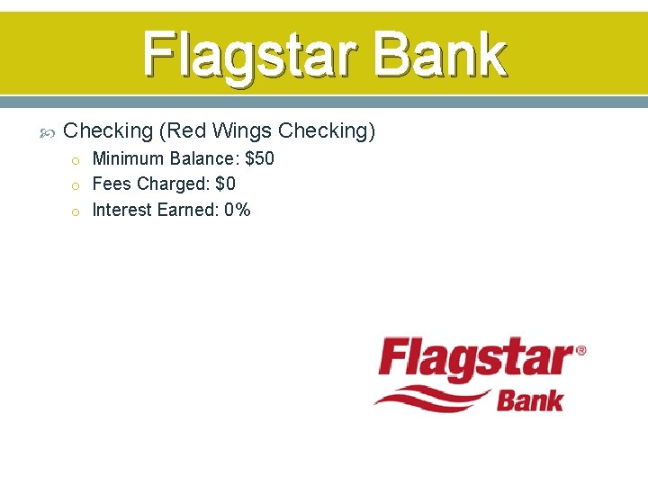 Savings Powerpoint Maddie Trevorrow Chase Bank Checking Account