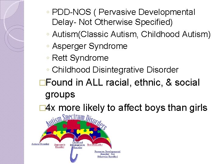 Autism By Amy Damian Why did I choose