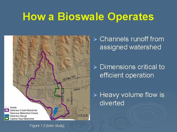 Treatment of Urban Water Runoff Biofiltration using a