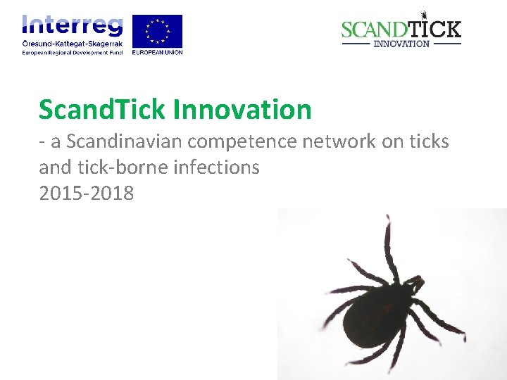 Scand Tick Innovation a Scandinavian competence network on