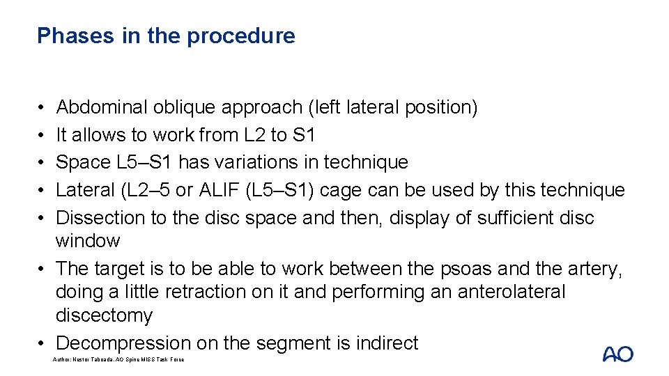 Preanterior lumbar interbody fusion In minimally invasive spine