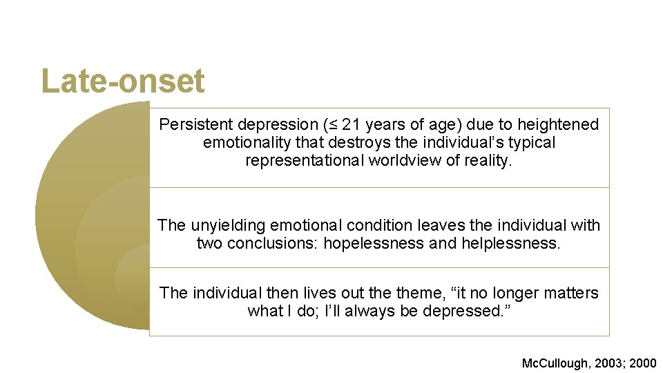 CognitiveBehavioral Analysis System of Psychotherapy CBASP Andrea M